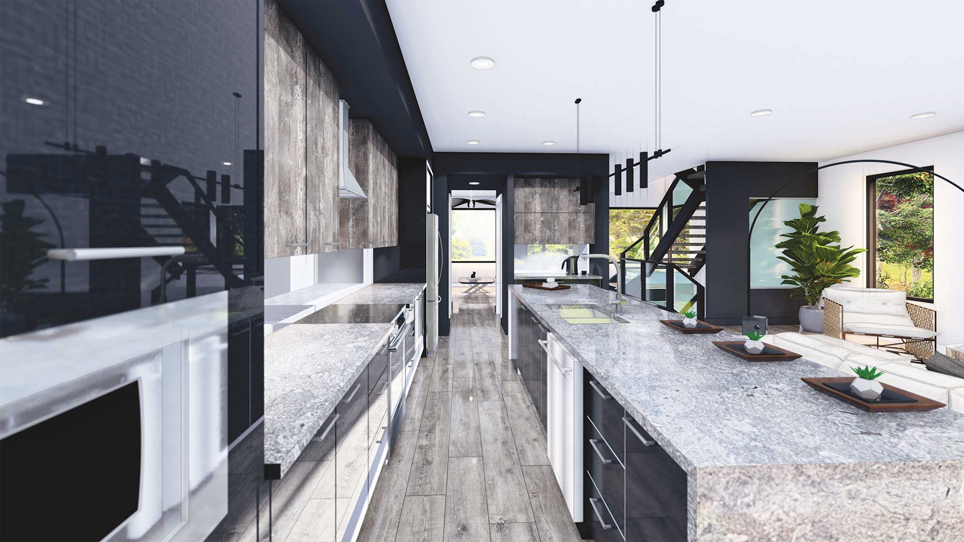 Skinny Infill Homes in Edmonton - The RENEW By Kanvi